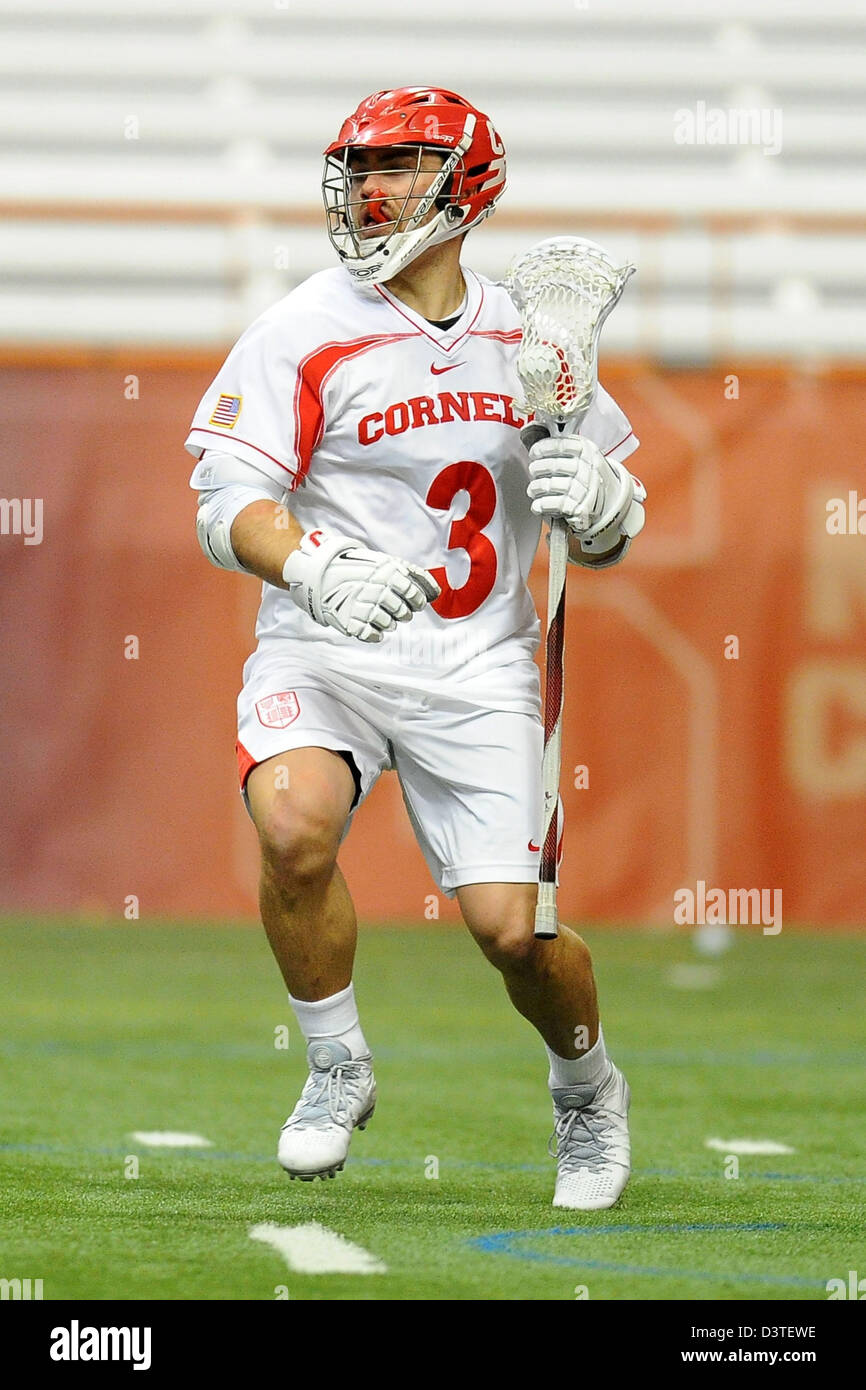 Syracuse, New York, U.S. 24th Feb, 2013. Cornell Big Red attackman Rob ...