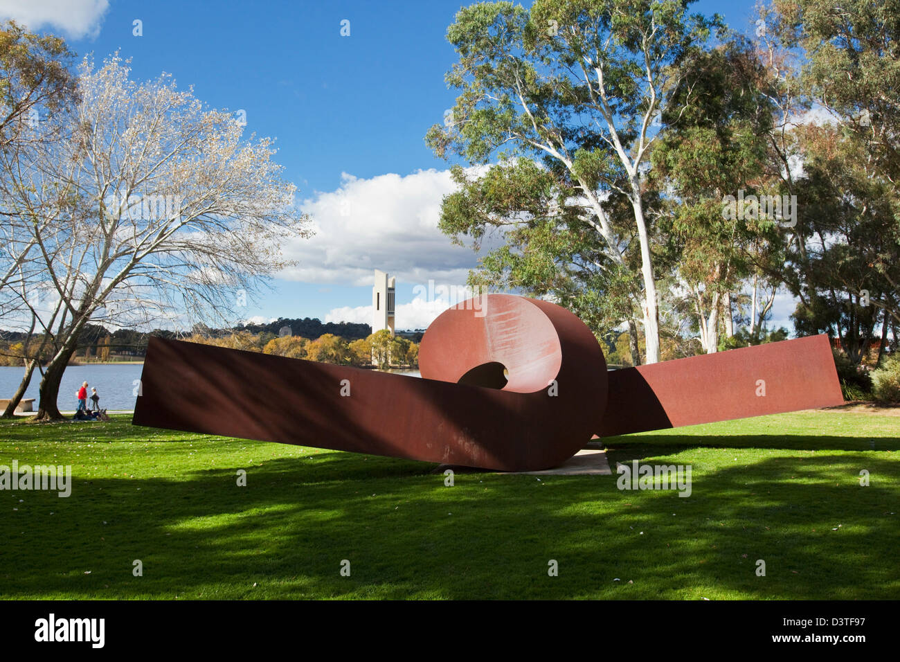 "Virginia" sculpture by Clement Meadmore. Canberra, Australian Capital ...