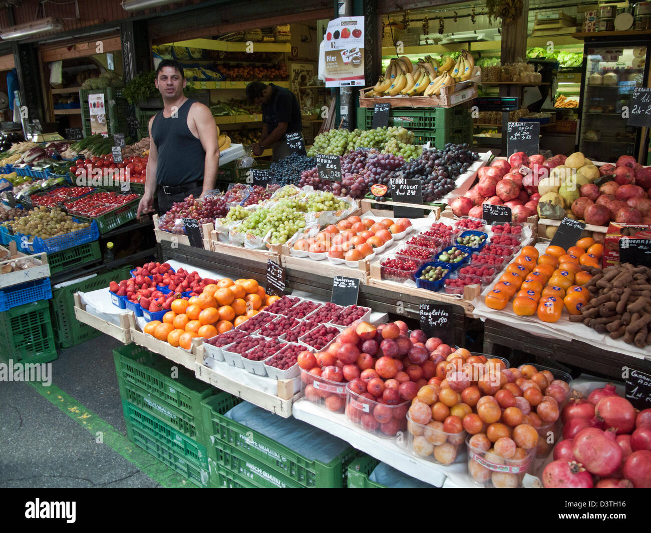 A fruit market in Vienna, Austria Stock Photo - Alamy