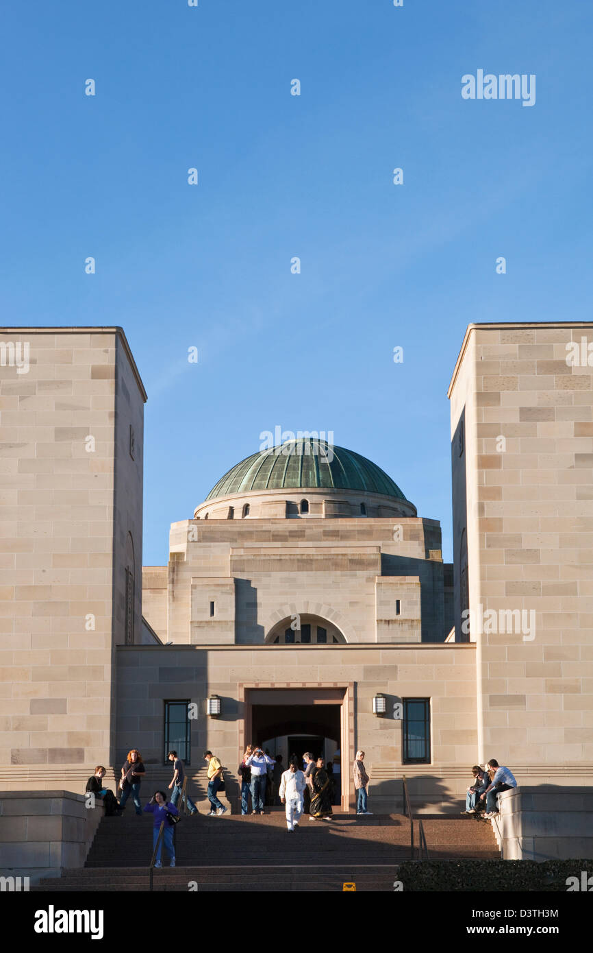 Entrance to the Australian War Memorial. Canberra, Australian Capital Territory (ACT), Australia ...