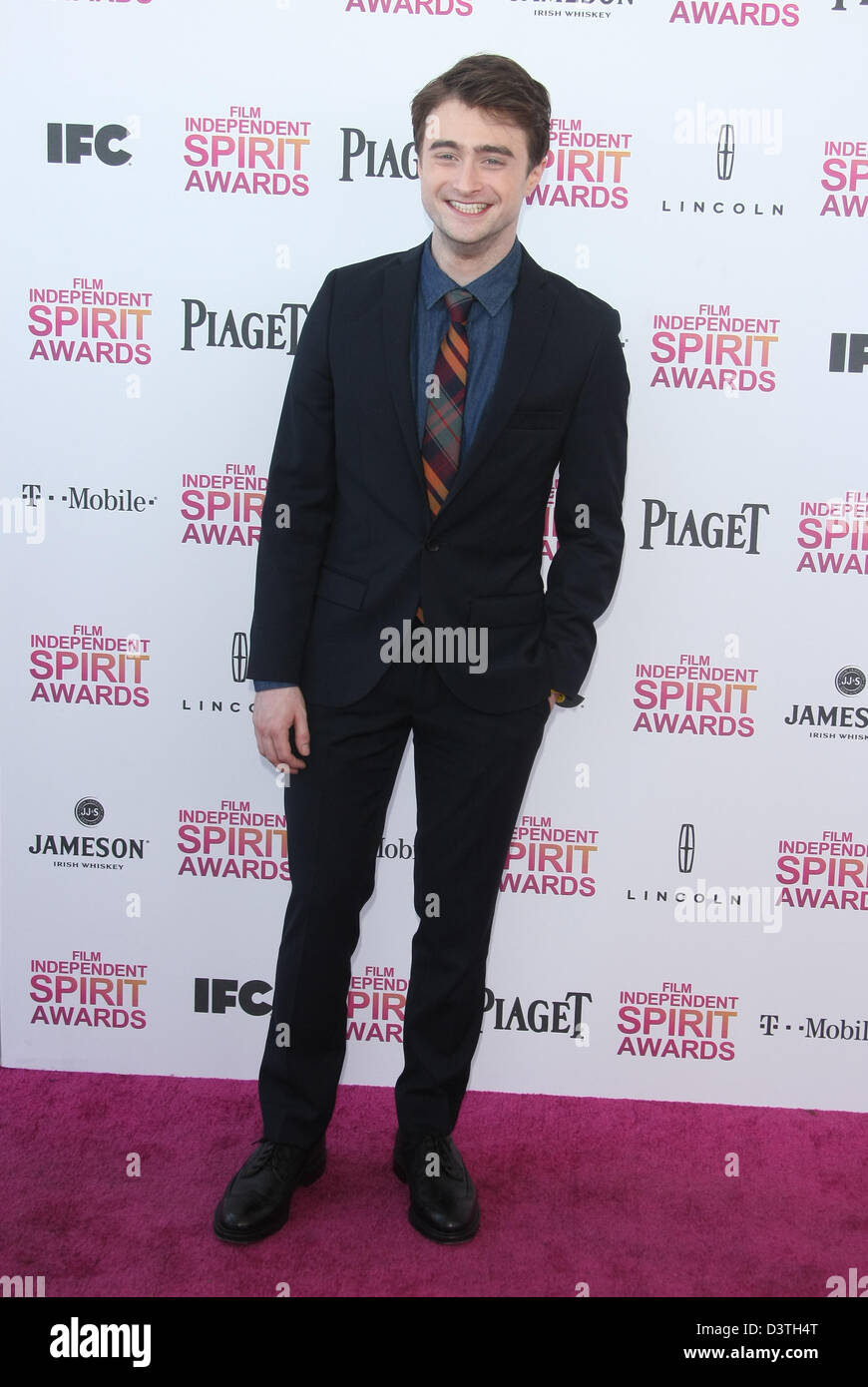 DANIEL RADCLIFFE 2013 FILM INDEPENDENT SPIRIT AWARDS BEACH SANTA MONICA ...