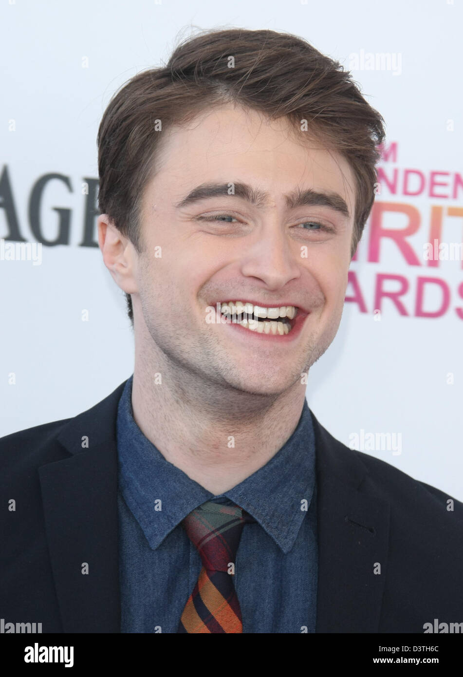 DANIEL RADCLIFFE 2013 FILM INDEPENDENT SPIRIT AWARDS BEACH SANTA MONICA ...