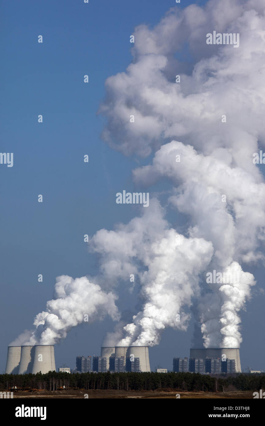 Peitz, Germany, the lignite power plant of Vattenfall Europe AG ...
