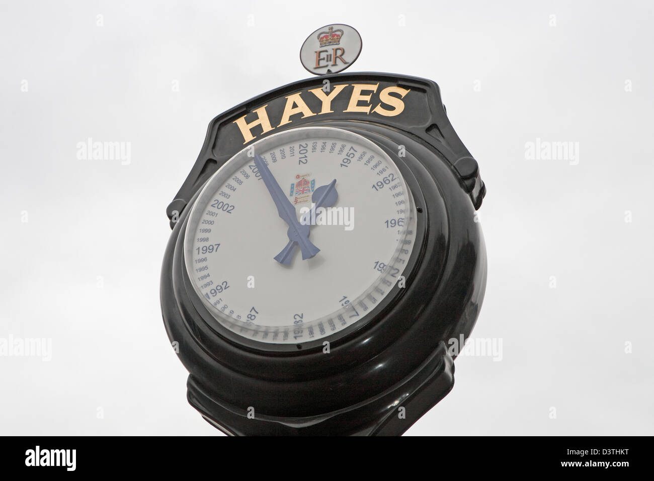 The new Hayes clock to celebrate the Diamond Jubilee of Her Majesty The ...