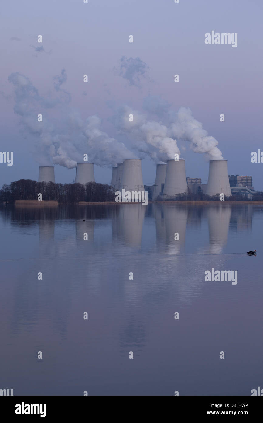 Peitz, Germany, the lignite power plant of Vattenfall Europe AG ...