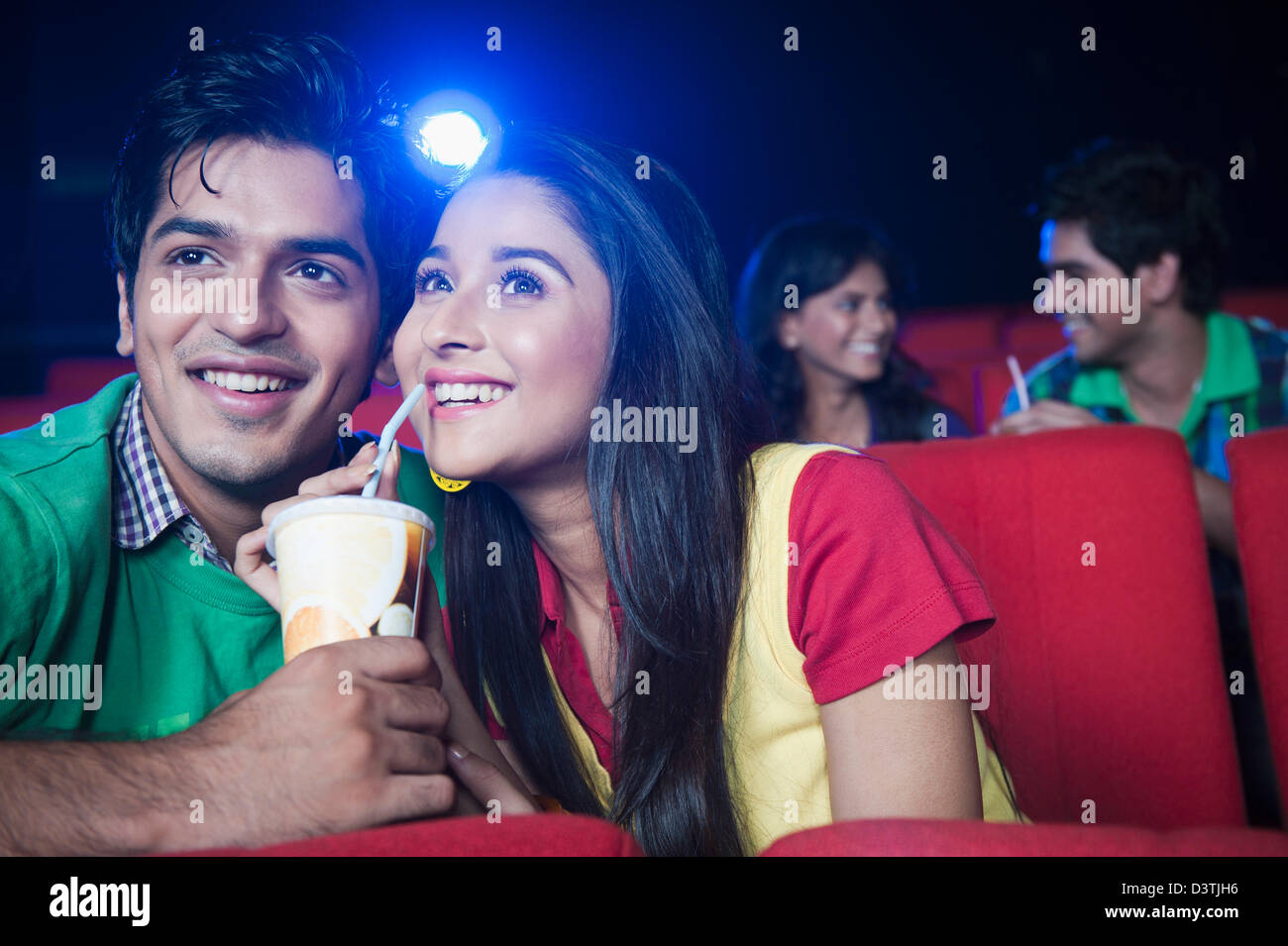 Indian couple cinema hall hi-res stock photography and images - Alamy