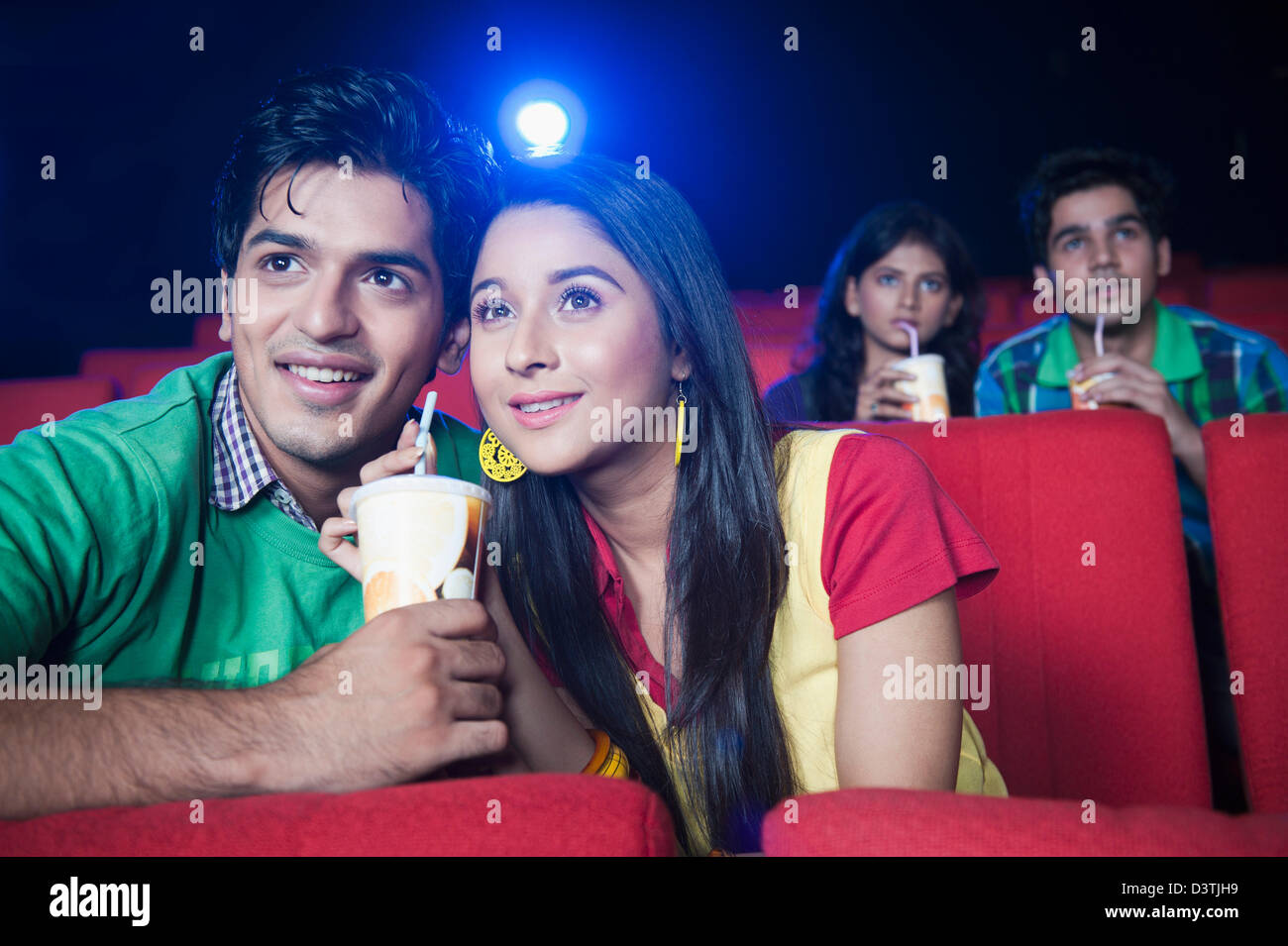 Indian couple cinema hall hi-res stock photography and images - Alamy