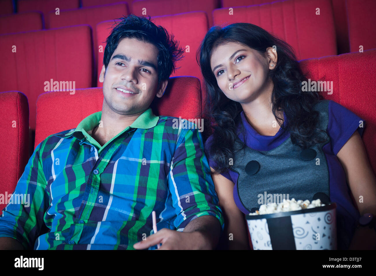 Indian couple cinema hall hi-res stock photography and images - Alamy