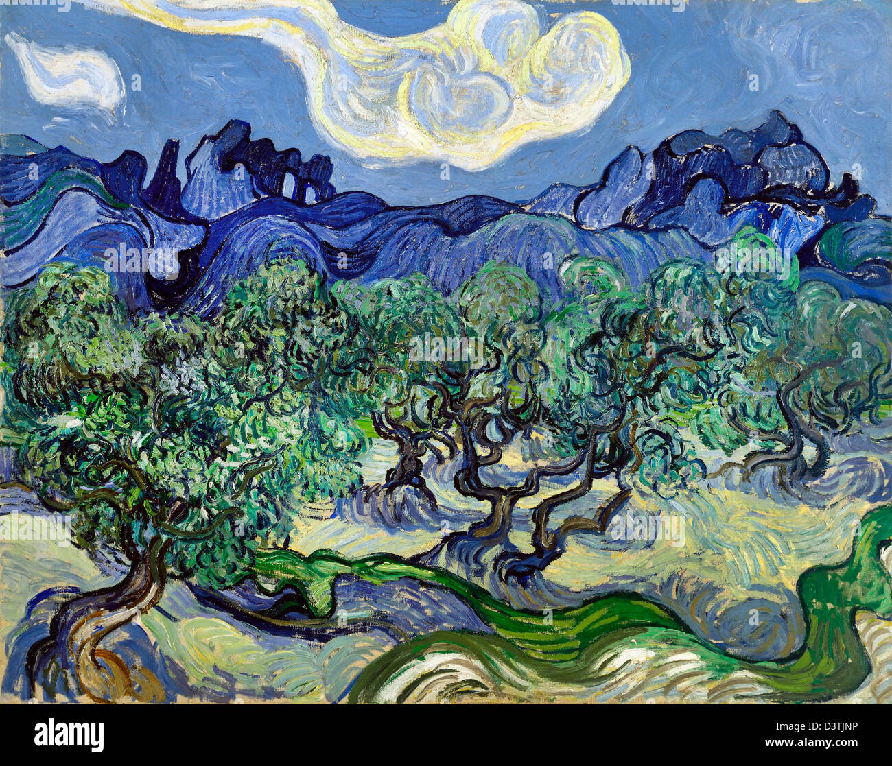 Vincent van Gogh, The Olive Trees 1889 Oil on canvas. The Museum of ...