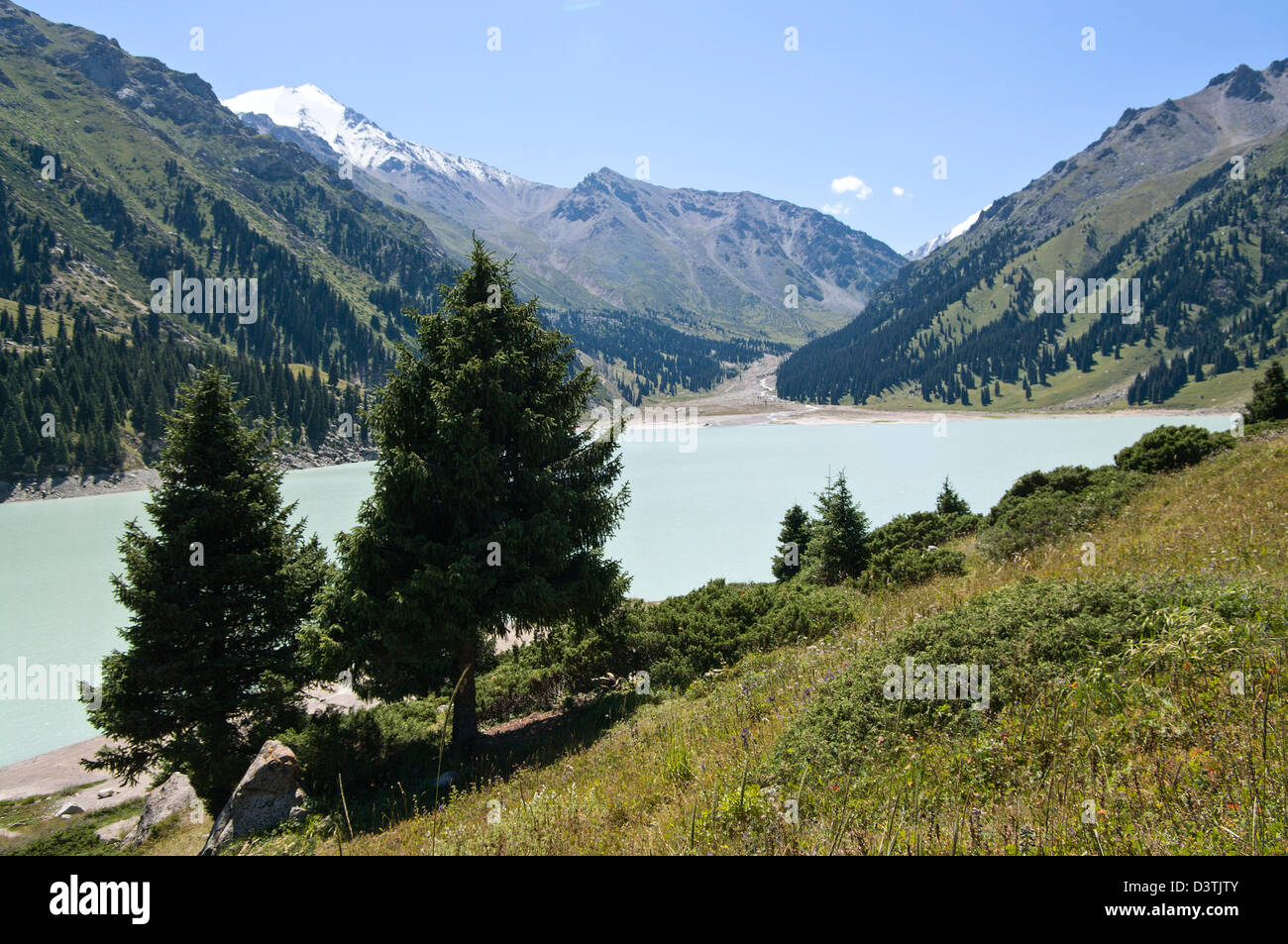 Big Almaty Mountain Lake Stock Photo - Alamy