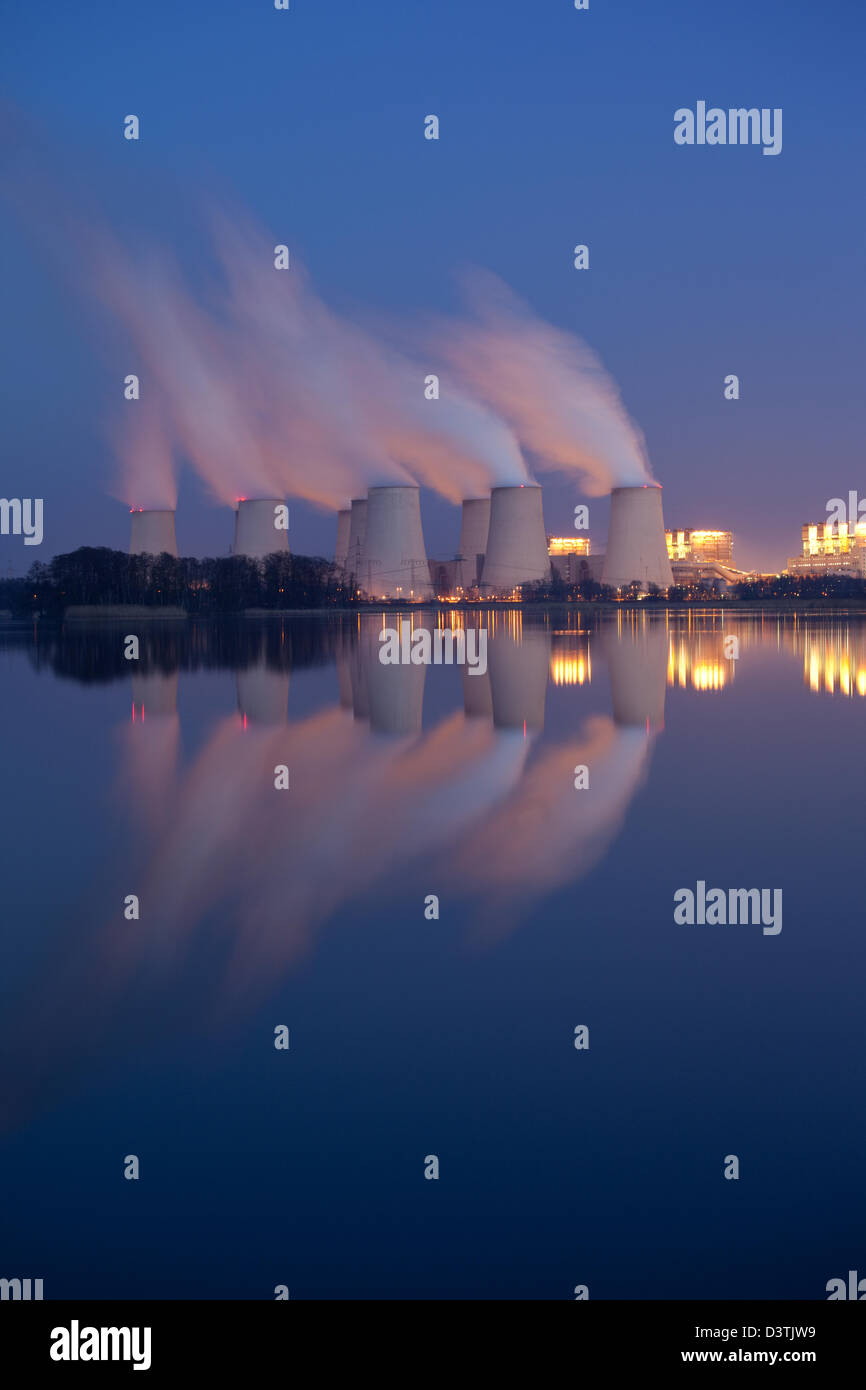 Peitz, Germany, the lignite power plant of Vattenfall Europe AG ...