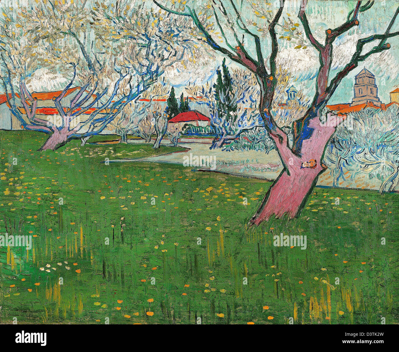 Vincent van Gogh, Orchards in blossom, view of Arles 1889 Oil on canvas ...