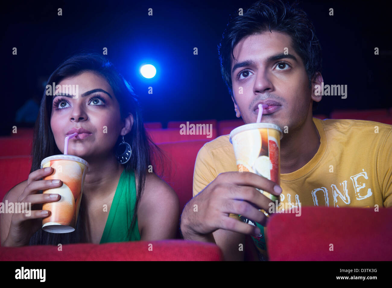 Indian couple cinema hall hi-res stock photography and images - Alamy