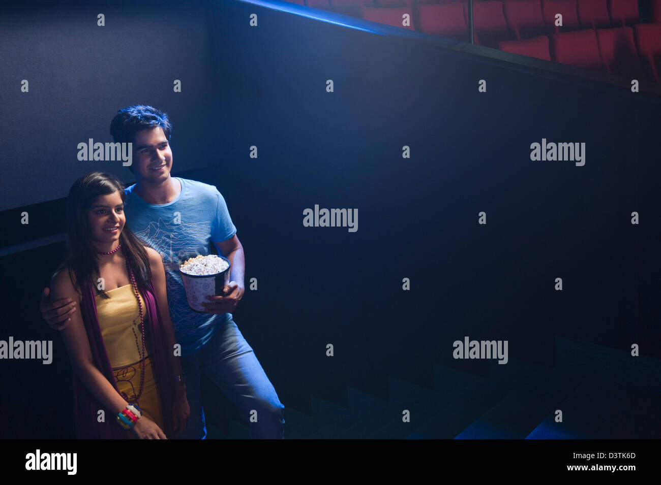 Indian couple cinema hall hi-res stock photography and images - Alamy