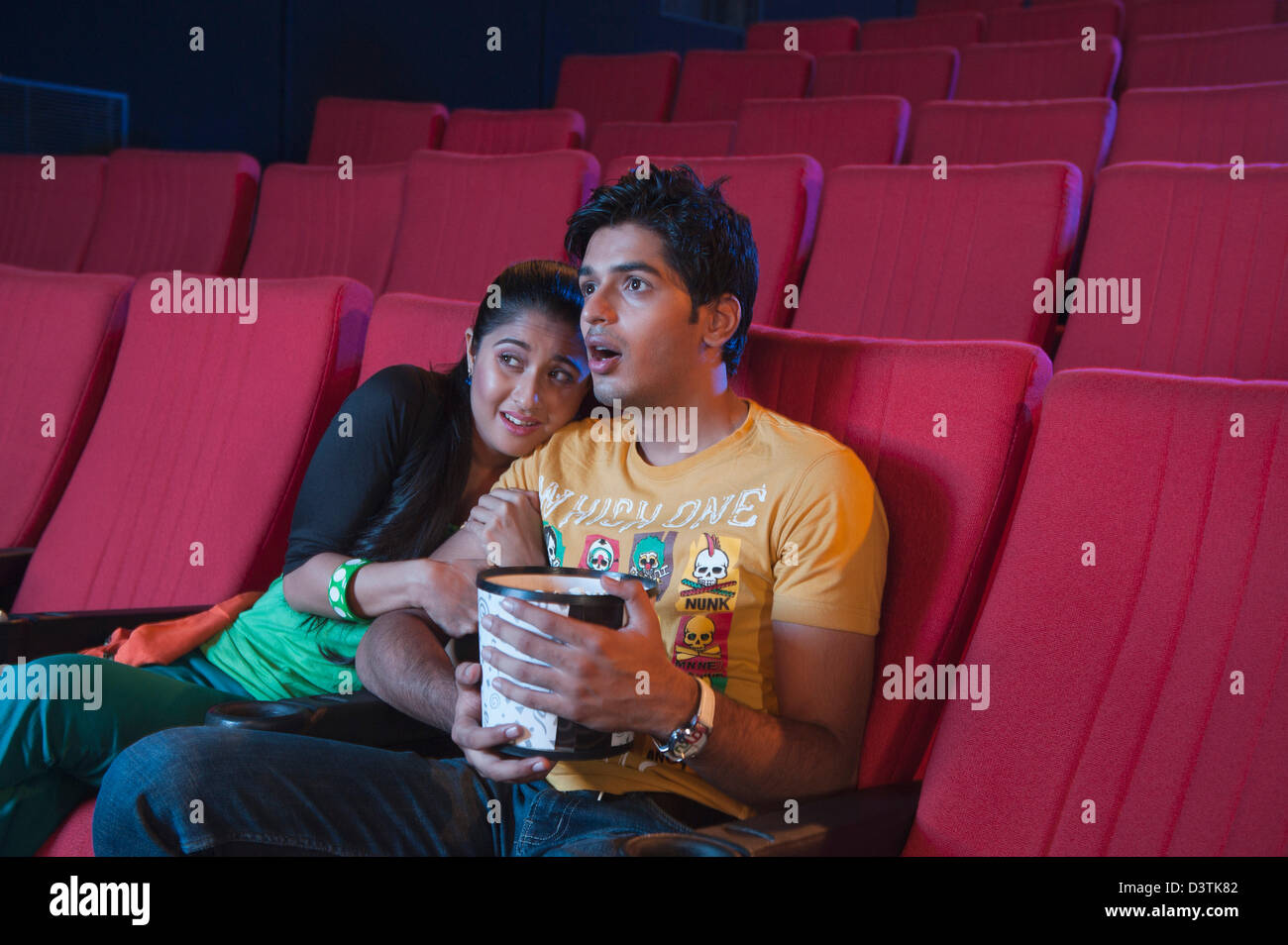 Indian couple cinema hall hi-res stock photography and images - Alamy