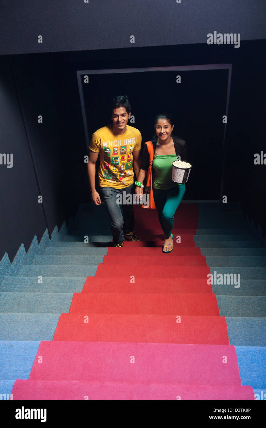 Indian couple cinema hall hi-res stock photography and images - Alamy
