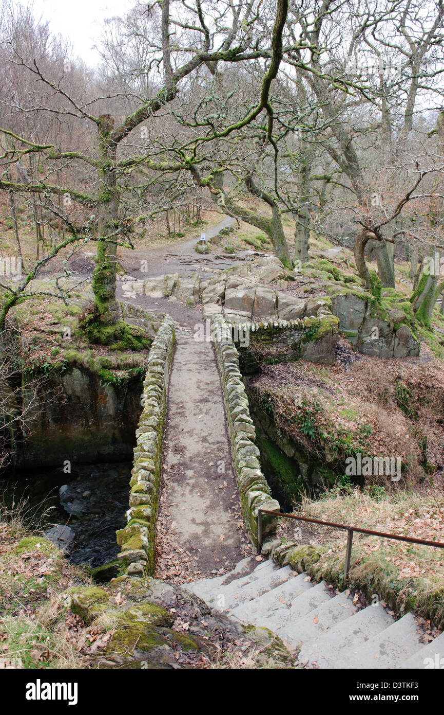 Aira Force , Waterfall, Cumbria Stock Photo - Alamy