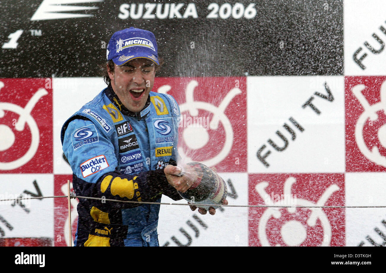Spanish Formula One driver Fernando Alonso of Renault F1 Team ...