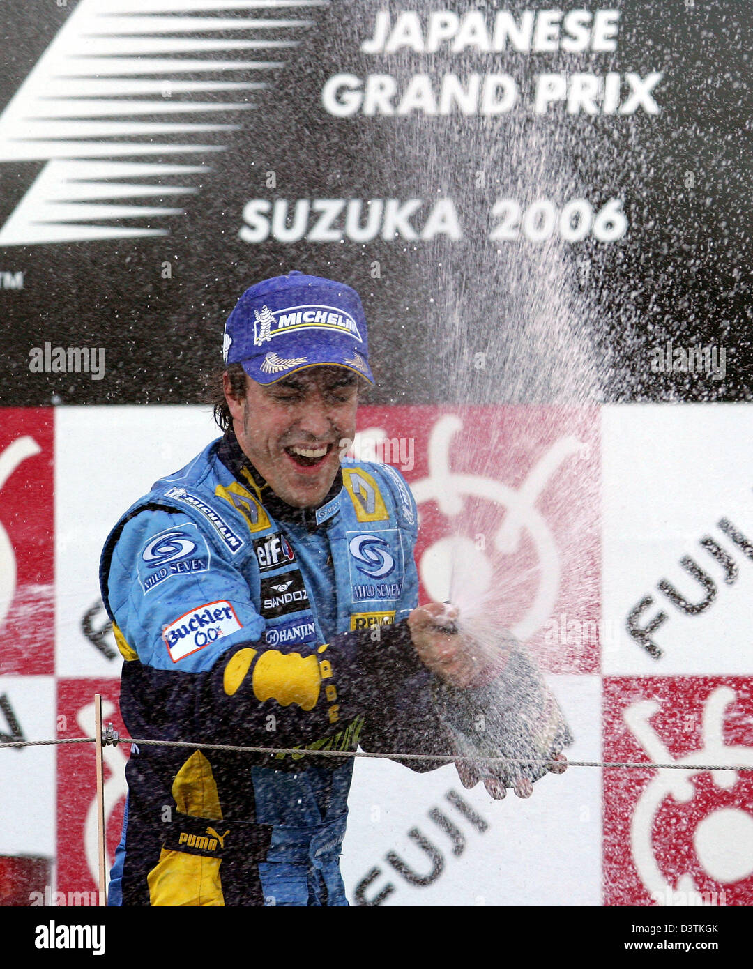 Spanish Formula One driver Fernando Alonso of Renault F1 Team ...