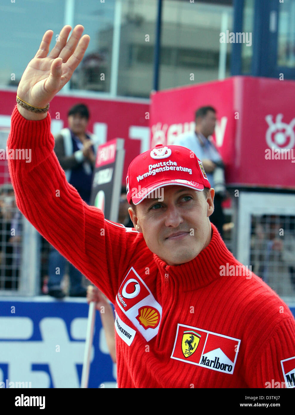 German Formula One driver Michael Schumacher of Scuderia Ferrari F1 ...