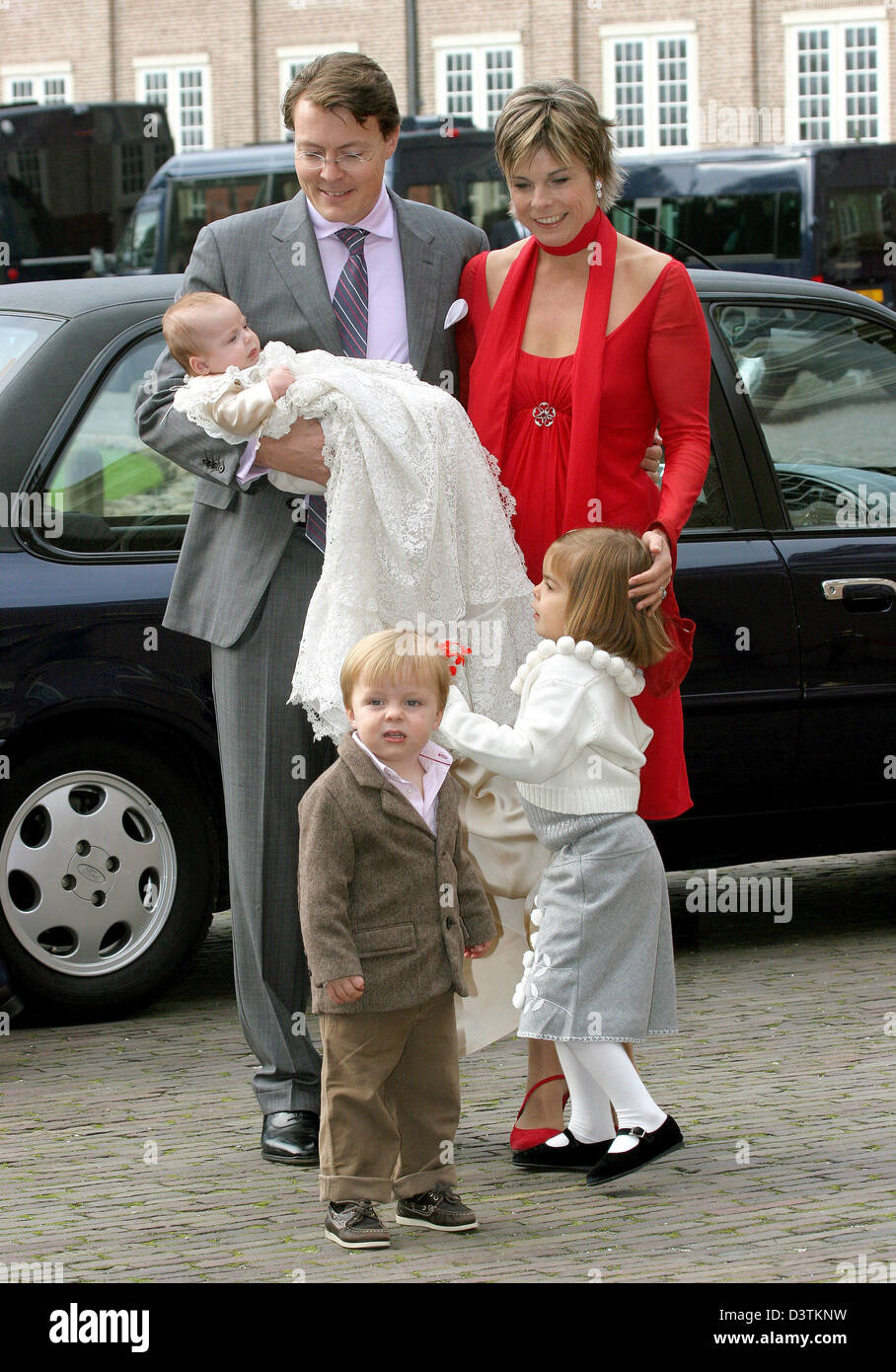 Leonore, daughter of Prince Constantijn and Princess Laurentien, and ...