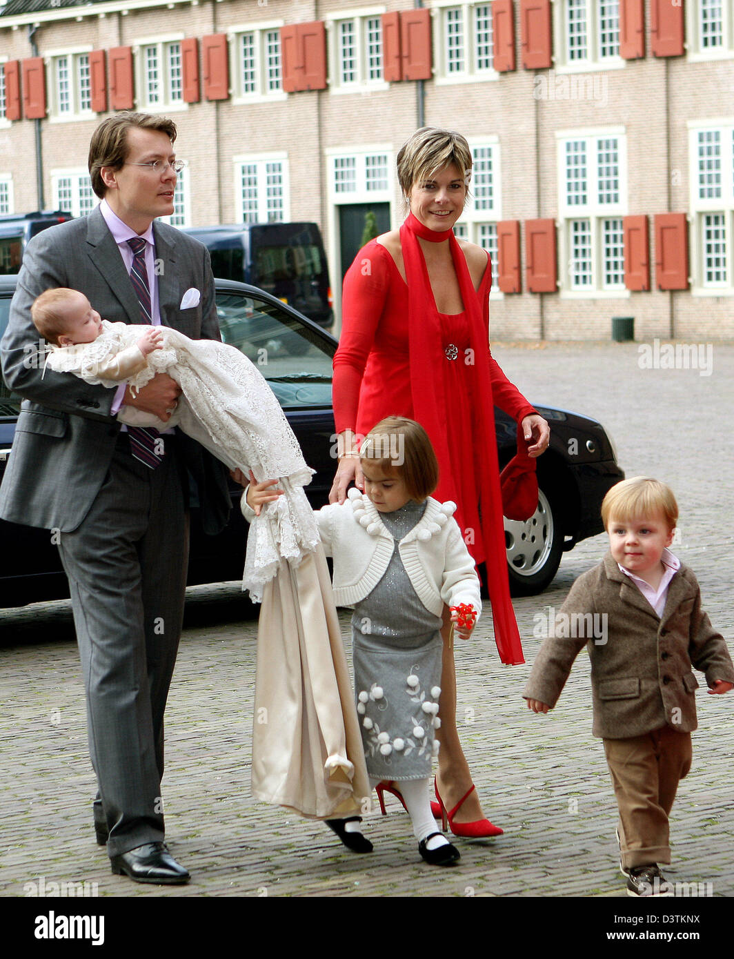 Leonore, daughter of Prince Constantijn and Princess Laurentien, and ...