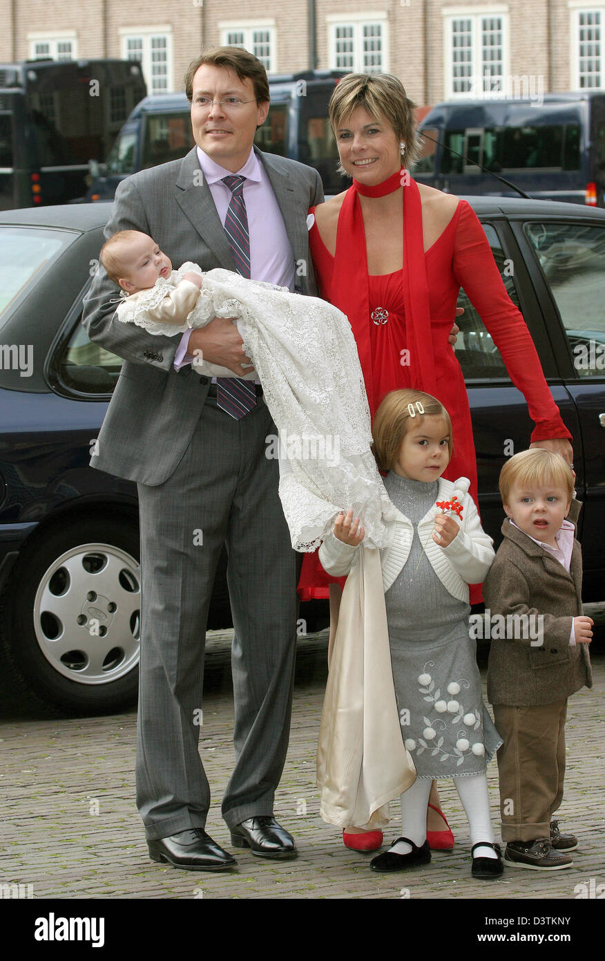 Leonore, daughter of Prince Constantijn and Princess Laurentien, and ...