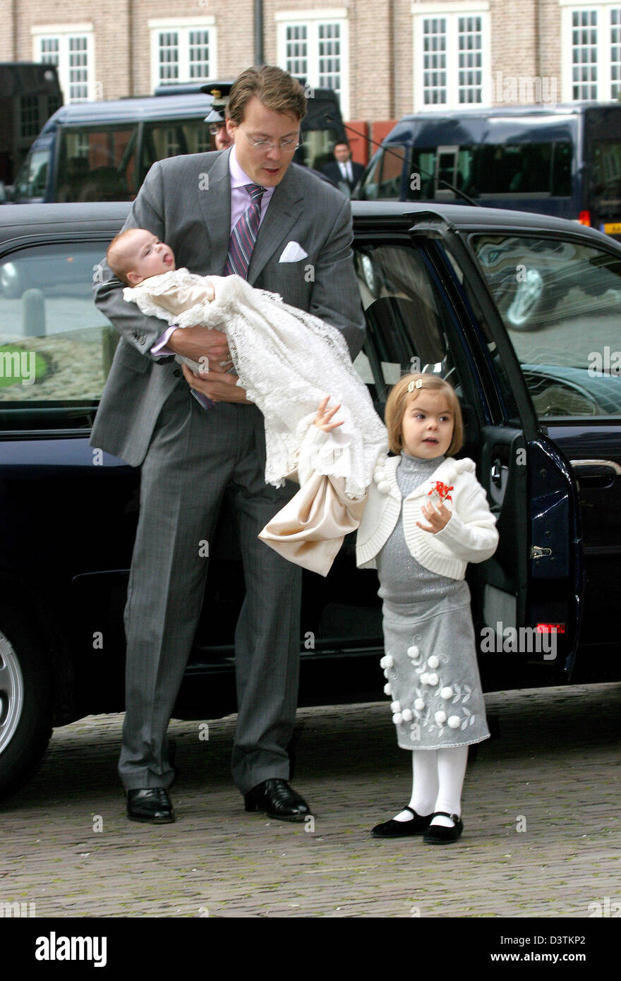 Leonore, daughter of Prince Constantijn and Princess Laurentien, and ...