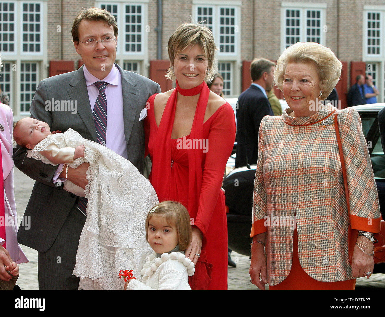 Leonore, daughter of Prince Constantijn and Princess Laurentien, and ...
