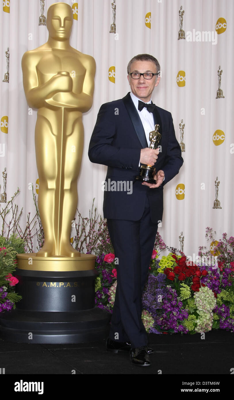 CHRISTOPH WALTZ 85TH ACADEMY AWARDS PRESSROOM DOLBY THEATRE LOS ANGELES ...