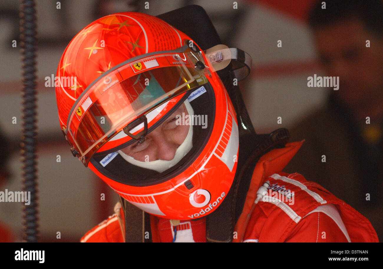 German Formula One driver Michael Schumacher of Scuderia Ferrari F1 ...
