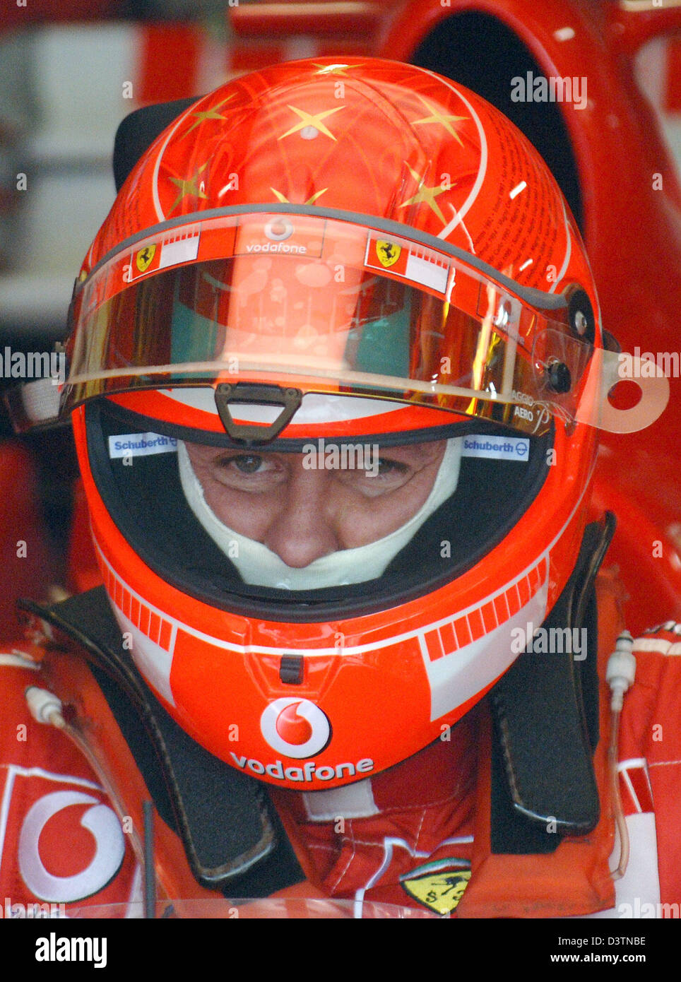 German Formula One driver Michael Schumacher of Scuderia Ferrari F1 ...