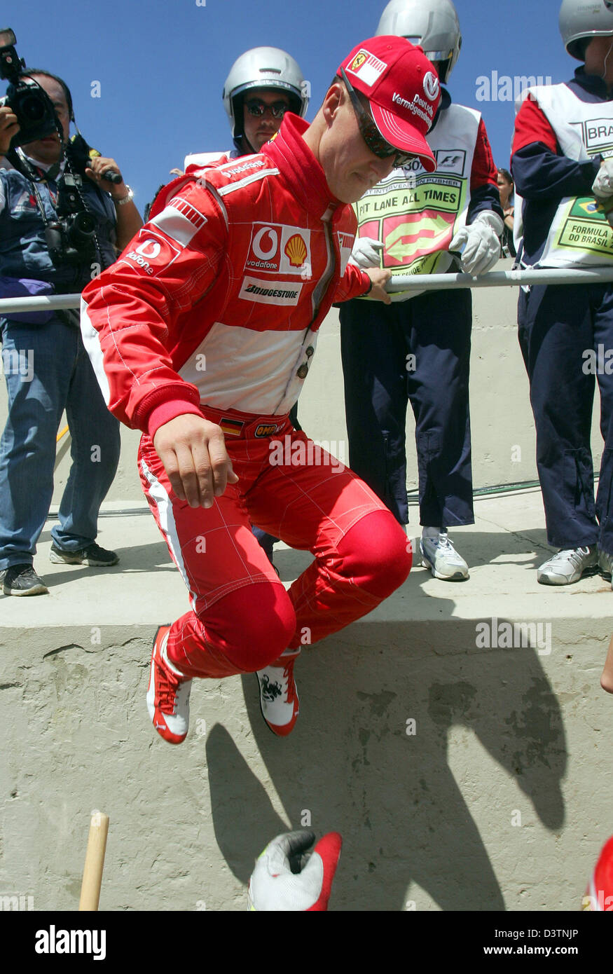 German Formula One driver Michael Schumacher of Scuderia Ferrari F1 ...