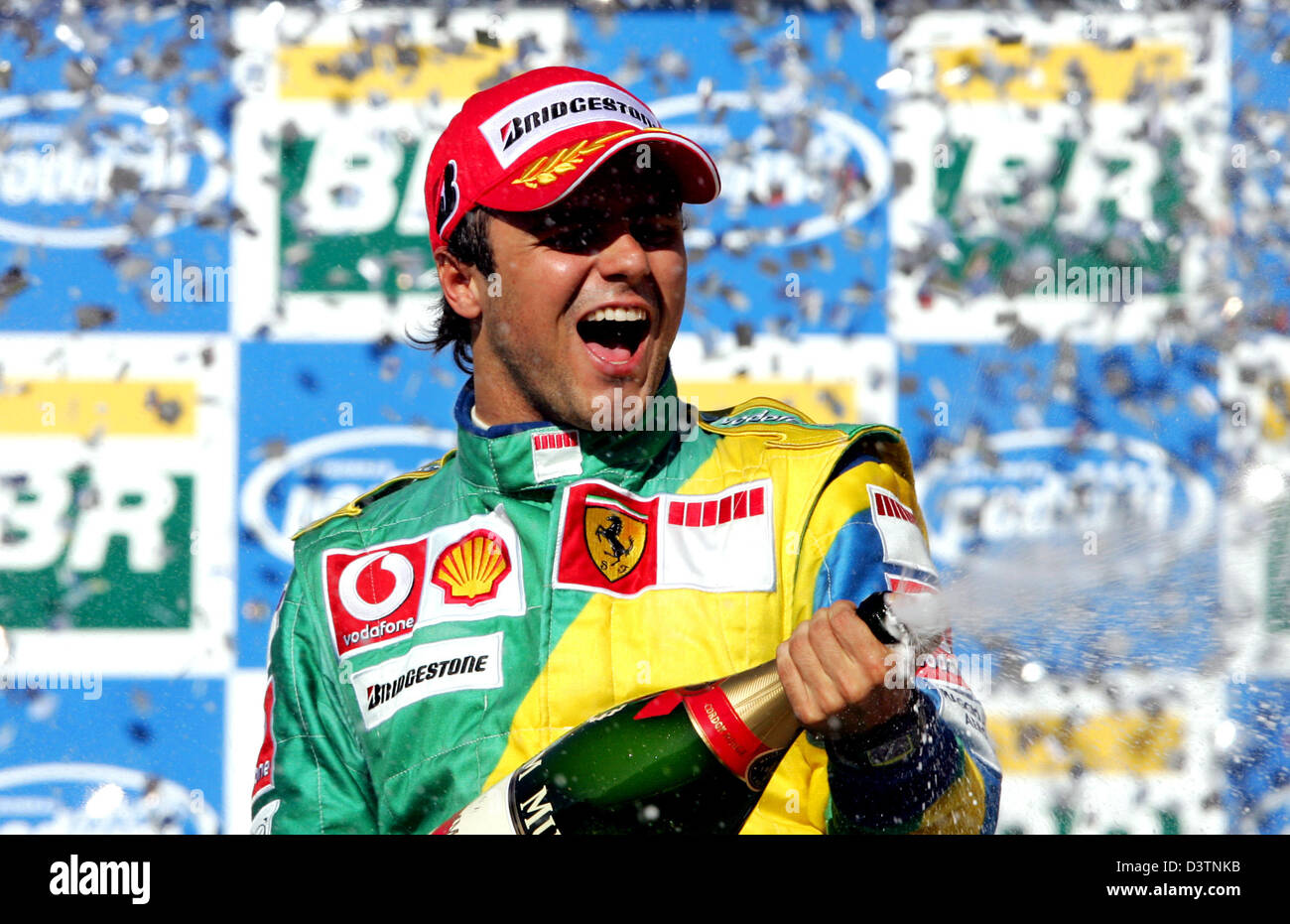 Brazilian Formula One driver Felipe Massa of Scuderia Ferrari F1 ...