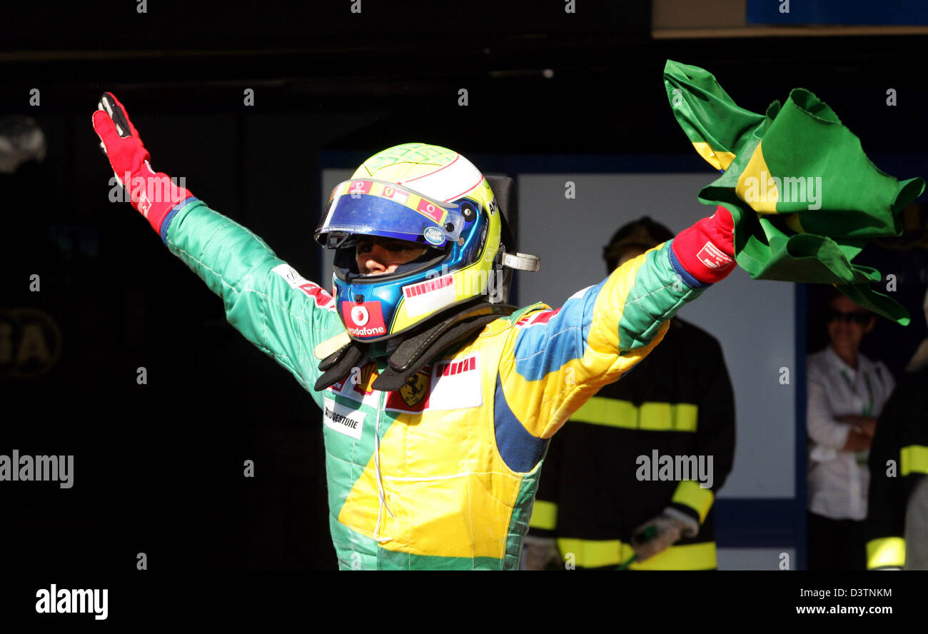 Brazilian Formula One driver Felipe Massa of Scuderia Ferrari F1 after ...