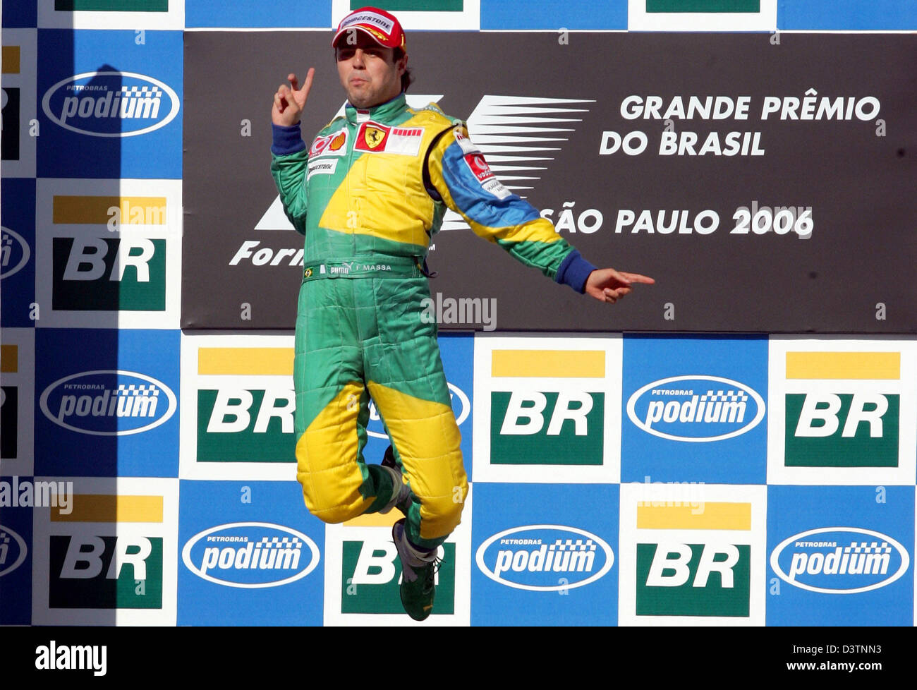 Brazilian Formula One driver Felipe Masse of Scuderia Ferrari F1 team ...