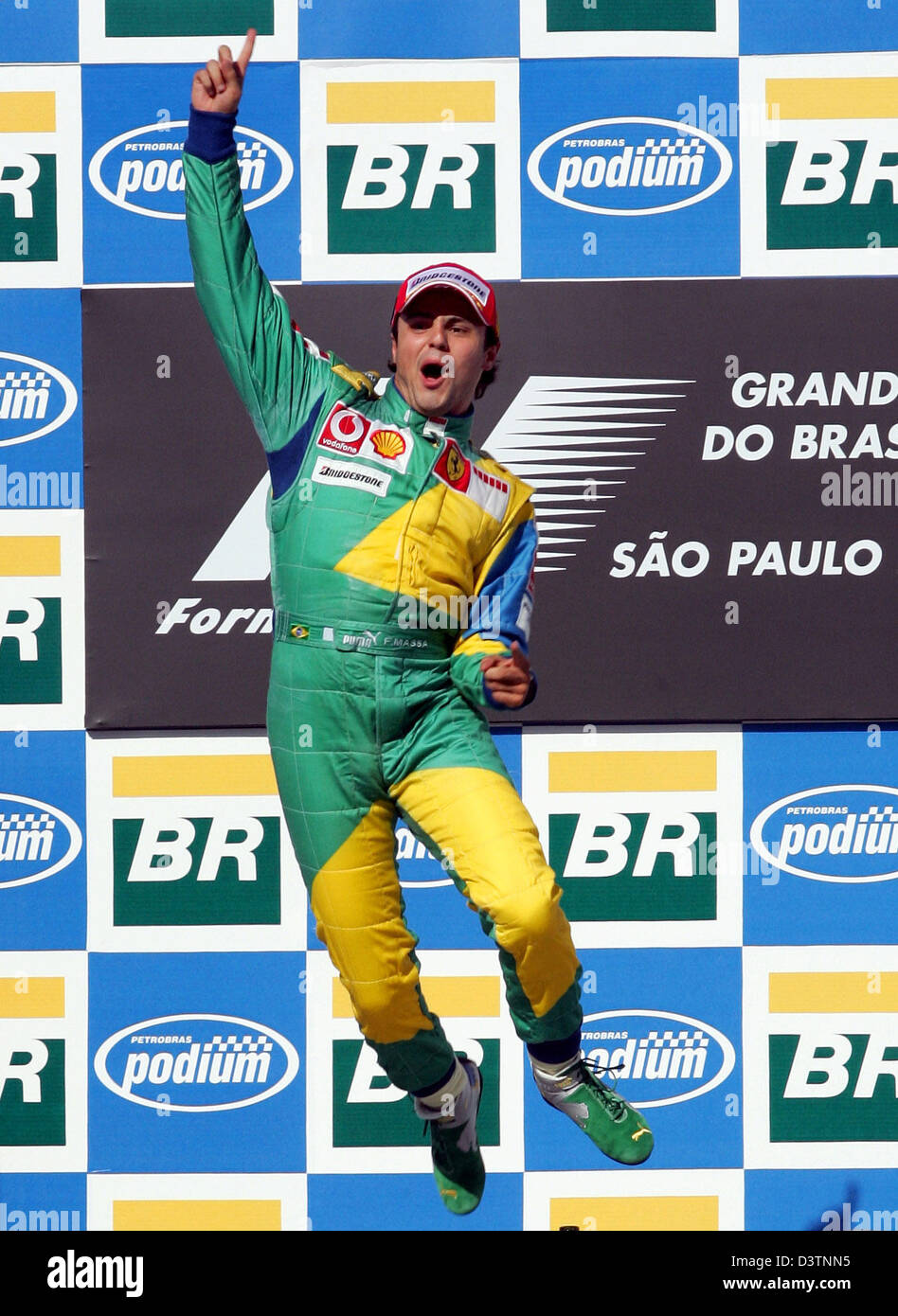 Brazilian Formula One driver Felipe Masse of Scuderia Ferrari F1 team ...