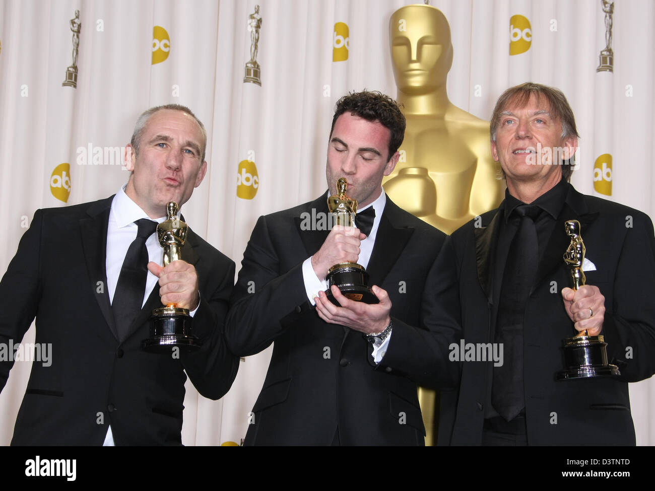 ANDY NELSON & MARK PATERSON & SIMON HAYES 85TH ACADEMY AWARDS PRESSROOM ...