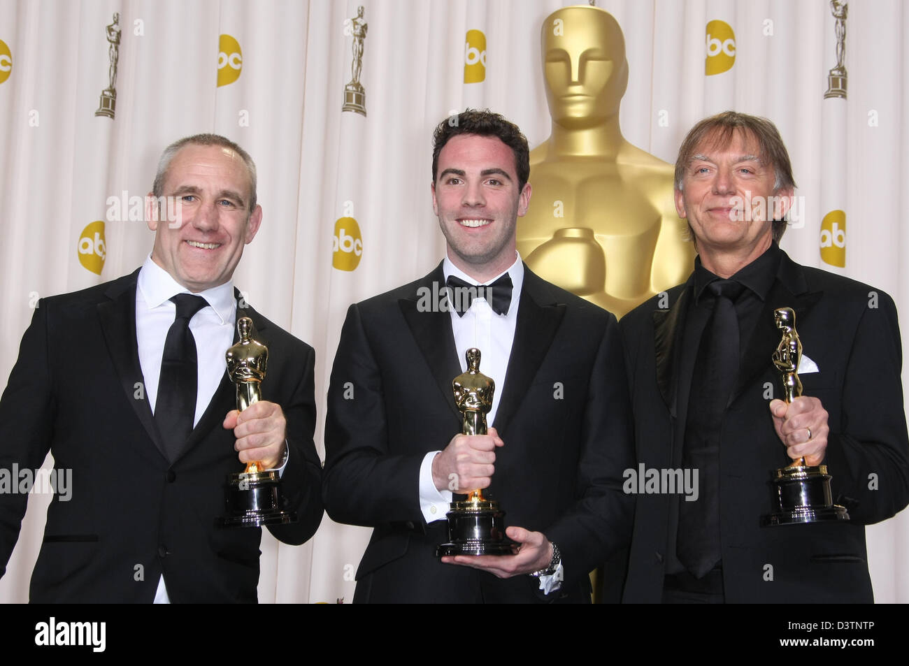 ANDY NELSON & MARK PATERSON & SIMON HAYES 85TH ACADEMY AWARDS PRESSROOM ...