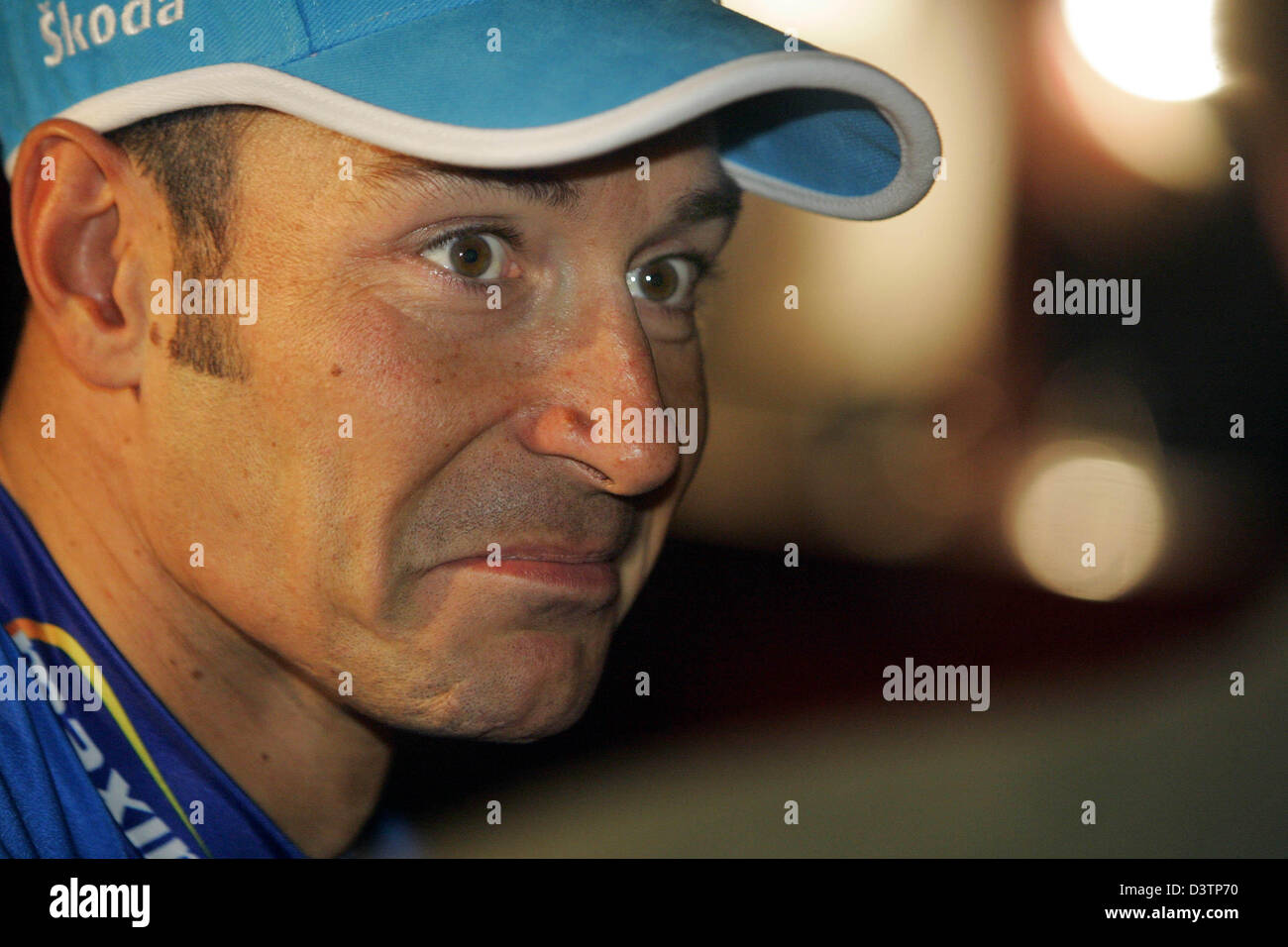 Cycling pro Erik Zabel photographed during the contestants ...