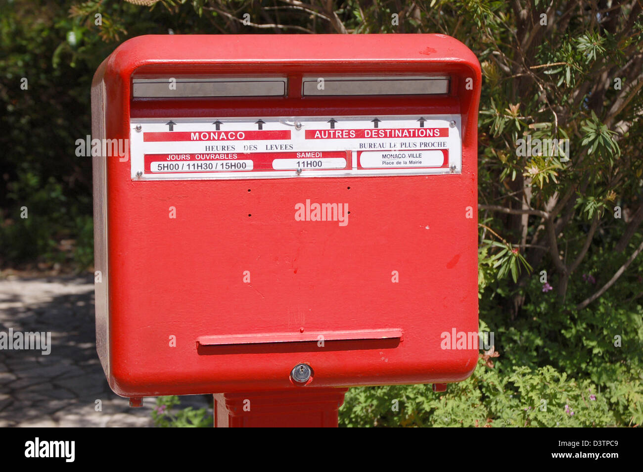 Monaco letter box hi-res stock photography and images - Alamy