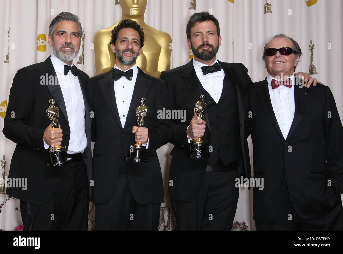 GEORGE CLOONEY & GRANT HESLOV & JACK NICHOLSON & BEN AFFLECK 85TH ...