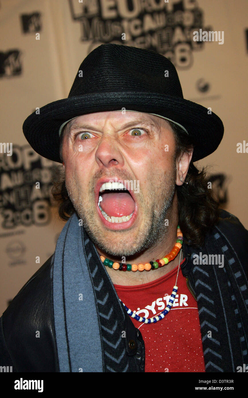 Drummer and co-founder of US band 'Metallica', Lars Ulrich, poses on ...