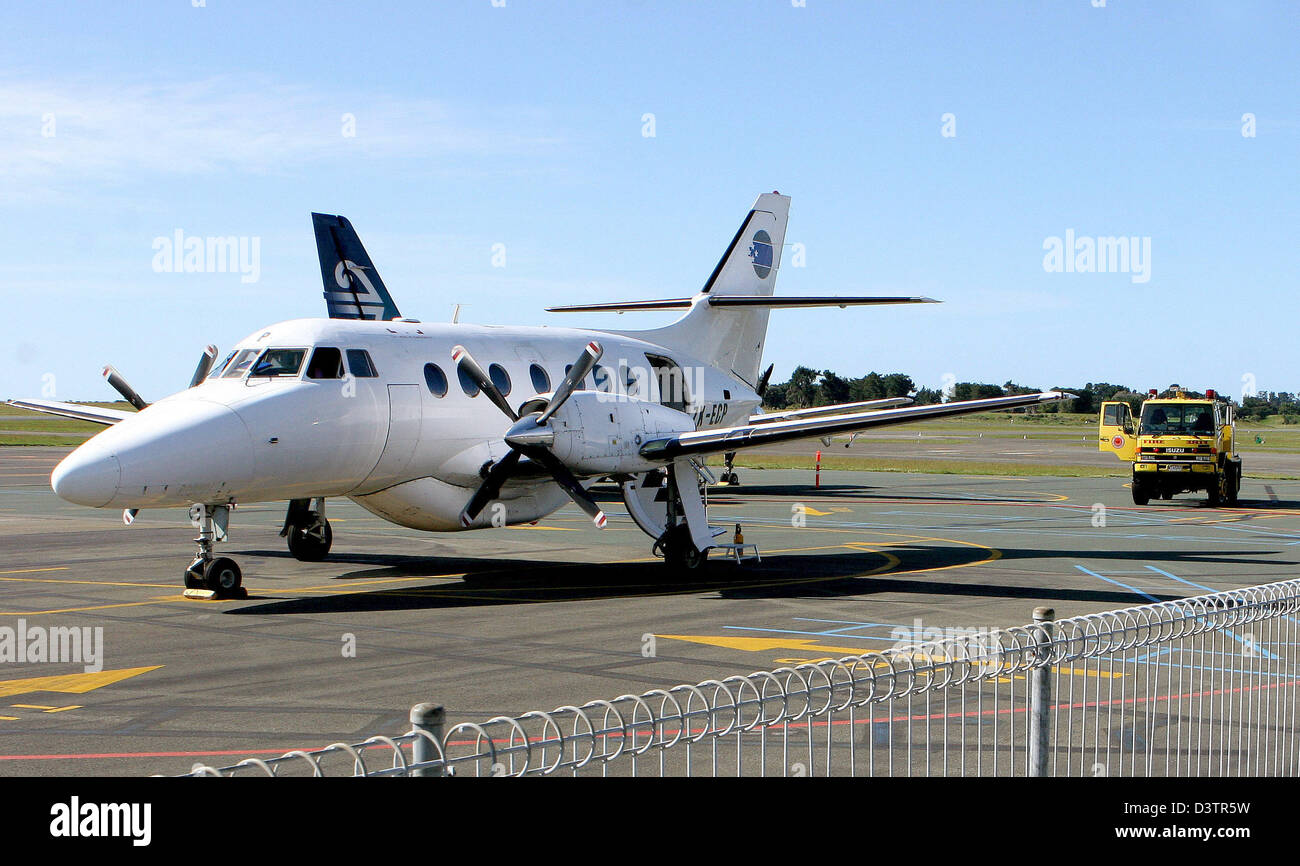The pictures shows a Jetstream 32 in Christchurch, New Zealand ...