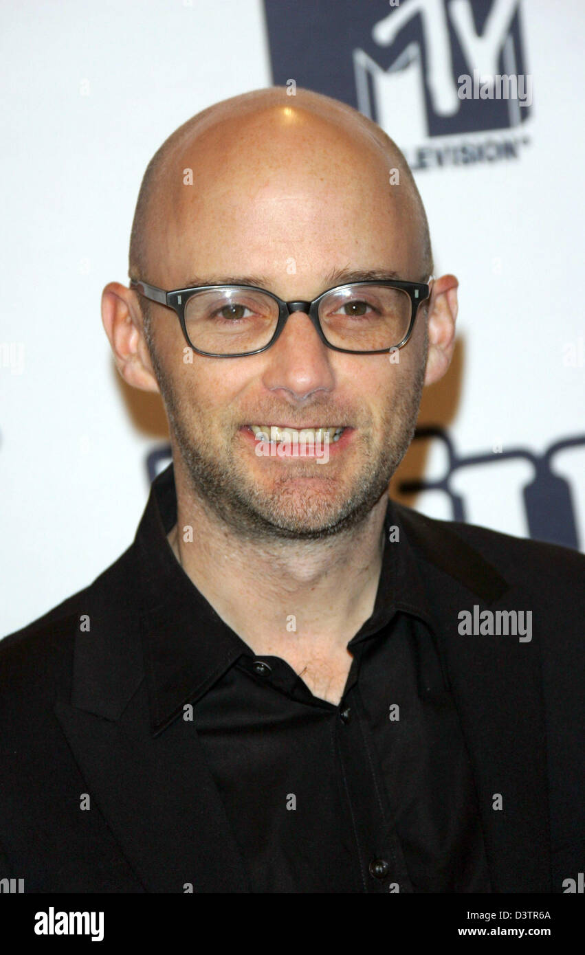 US-American singer Moby poses on the red carpet at Bella Center during ...
