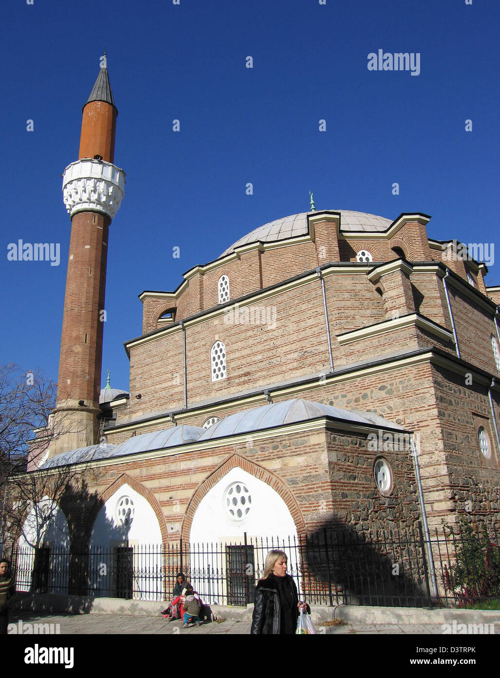 The picture shows the Bany Bashi mosque built in 1576 in Sofia ...