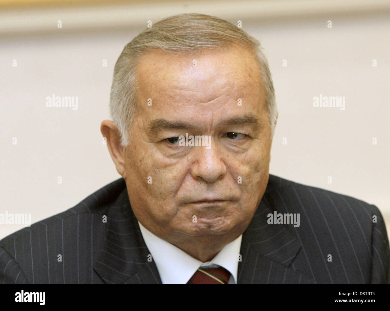 The Uzbek President Islam Karimov Pictured In Tashkent Uzbekistan 1