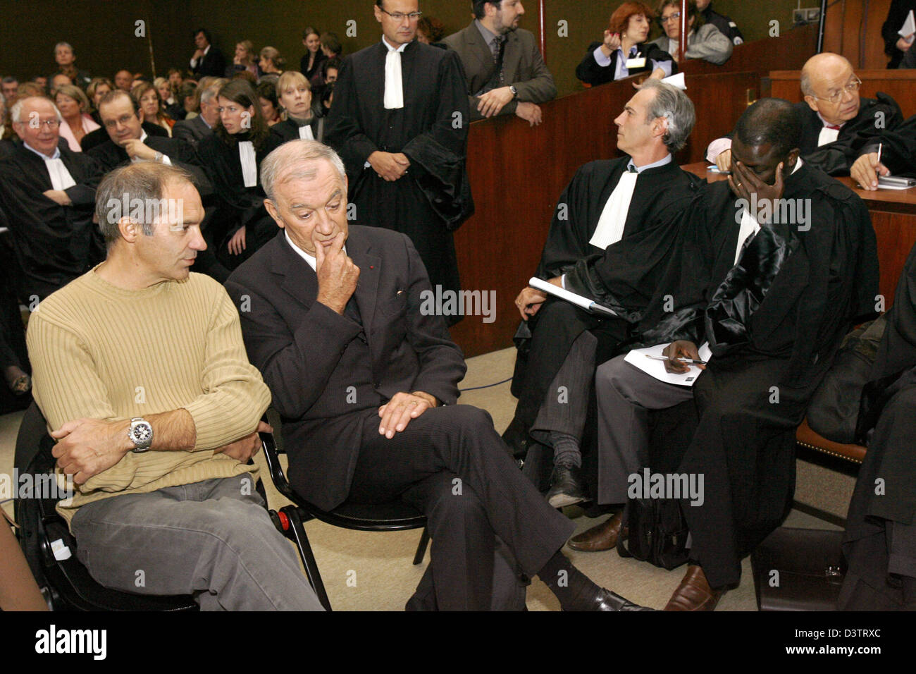 Accused in the 1992 Strasbourg Airbus crash trial, air-traffic ...