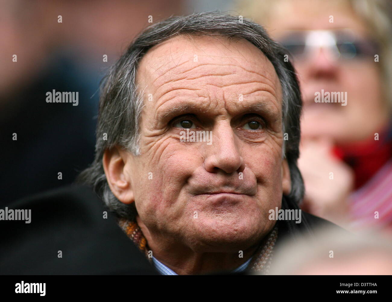 The photo shows Wolfgang Overath, president of 1st FC Cologne, during ...
