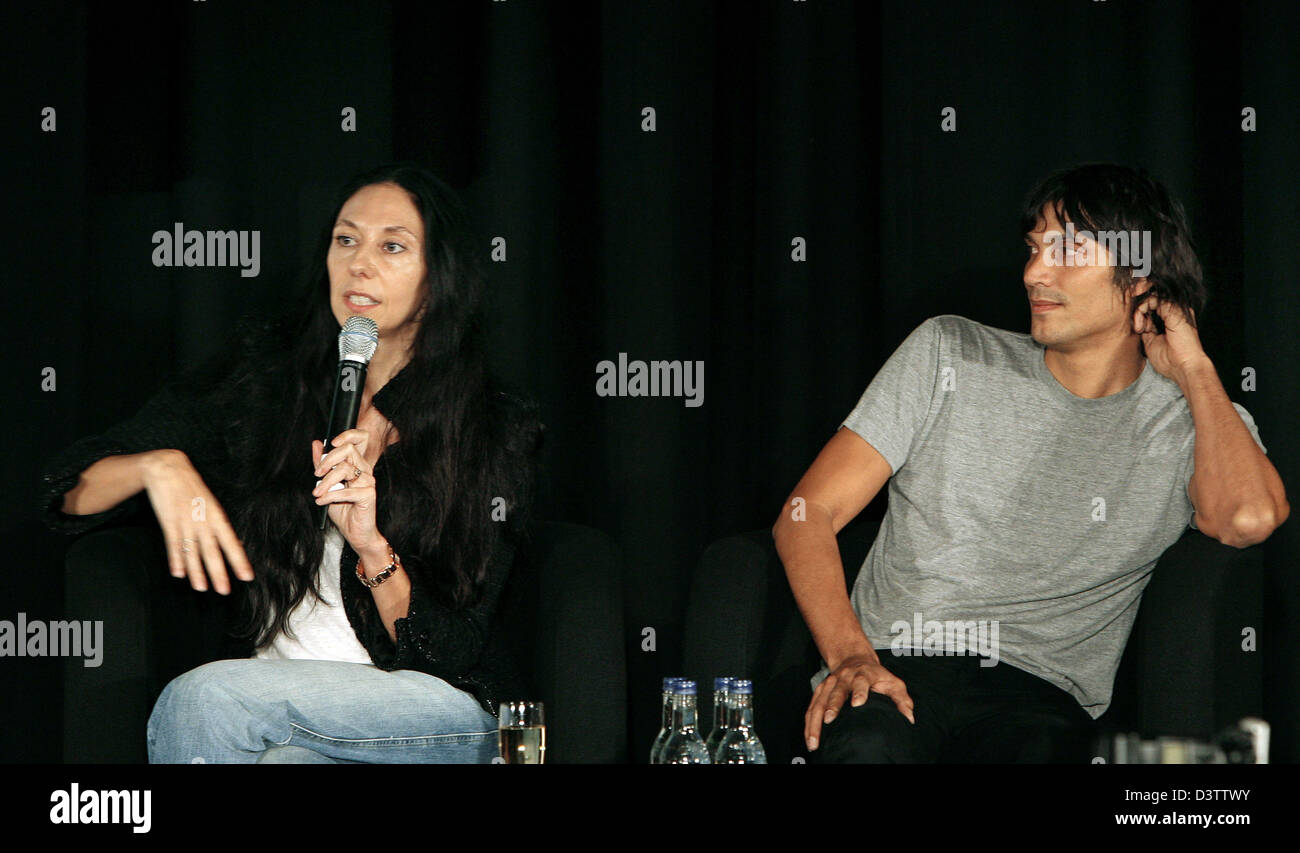 Photographers Inez van Lamsweerde (L) and Vinoodh Matadin (R) present ...